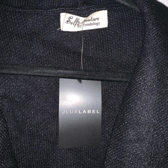 JLUXLABEL | Jackets & Coats | Nwt Jluxlabel Black Wrap Jacket | Poshmark